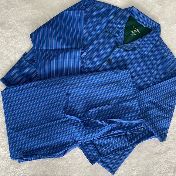 Club Room | Other | Mens Blue Striped Pajama Set Created For Macys ...
